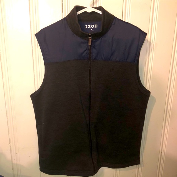 Izod | Jackets & Coats | Mens Izod Black Vest | Poshmark
